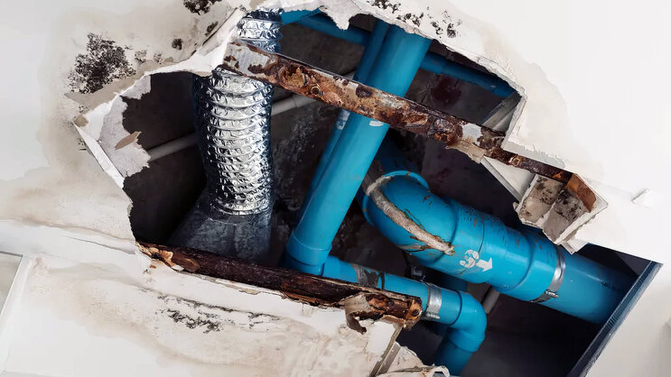 How To Replace A Burst Pipe: Step-By-Step Guide ‐ Big Blue Plumbing