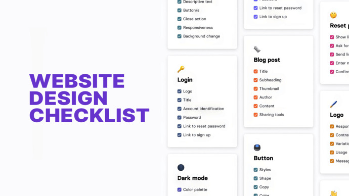 Website Design Checklist — Downloadable ‐ sitecentre®