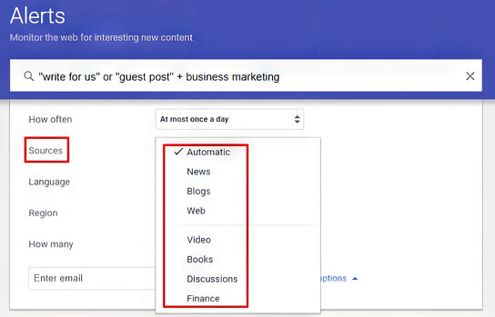 How To Setup Google Alerts To Grow Your Business ‐ sitecentre®