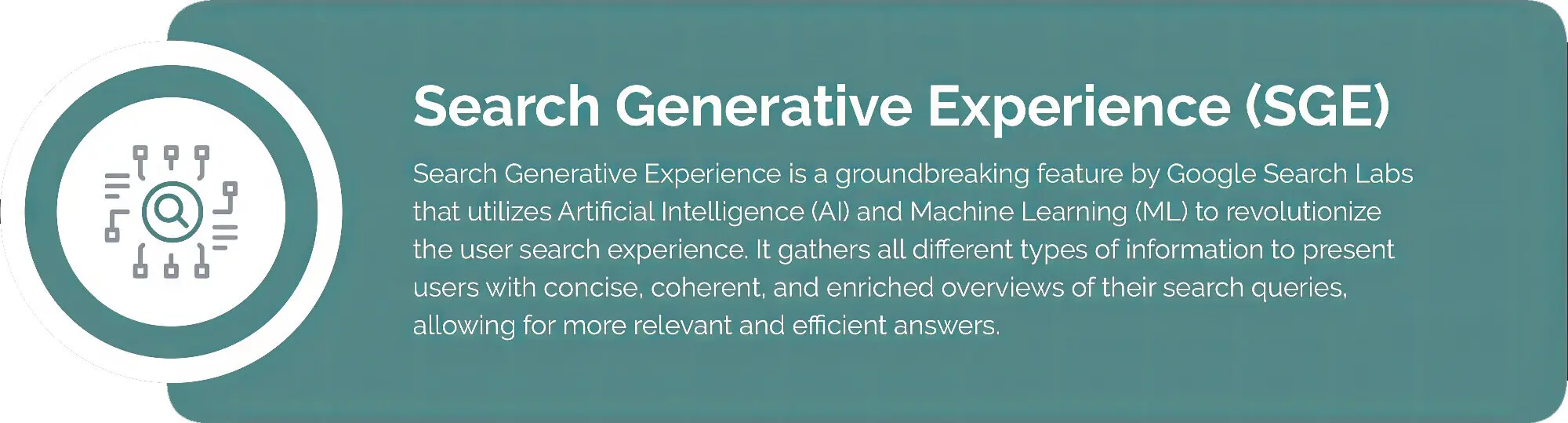 Google Search Generative Experience (SGE) ‐ sitecentre® Google Search Generative Experience (SGE) ‐ sitecentre®